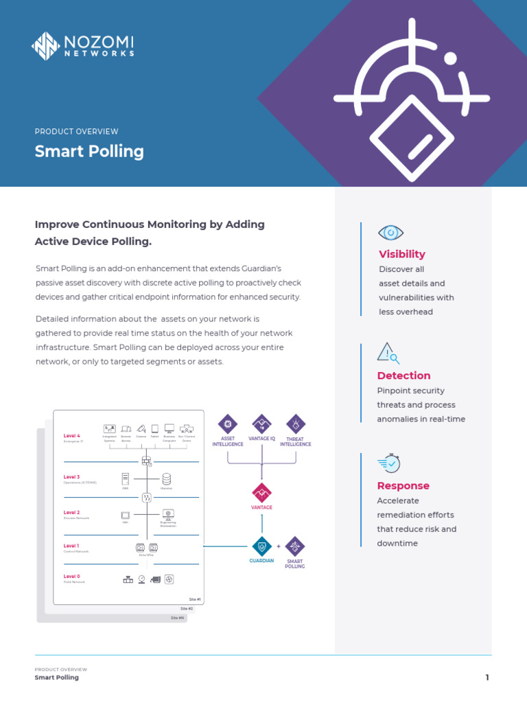 Nozomi Networks Smart Polling Product Overview | PDF | Internet Of ...