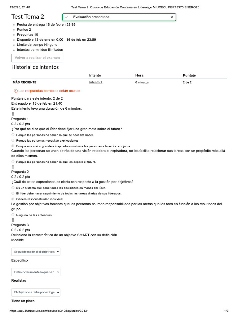 Test 2 | PDF | Evaluación | Persuasión