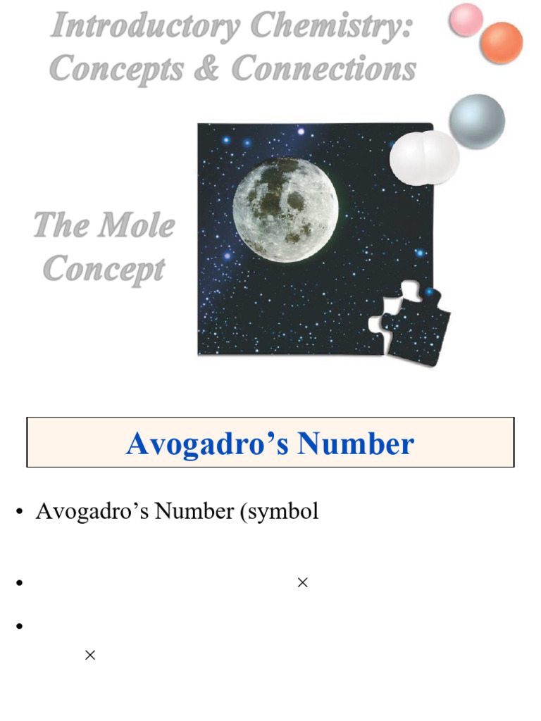 The Mole Concept | PDF | Mole (Unit) | Gases