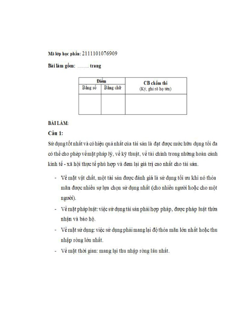 Đáp án KTQT_Đợt 1 | PDF