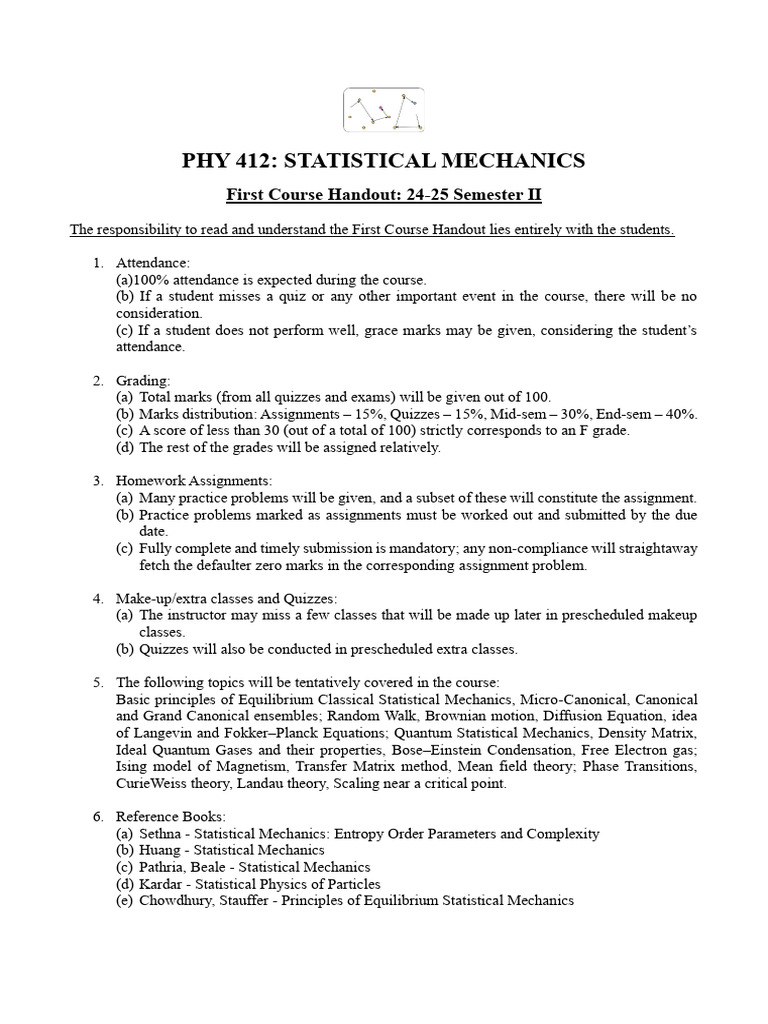 FCH PHY412 | PDF