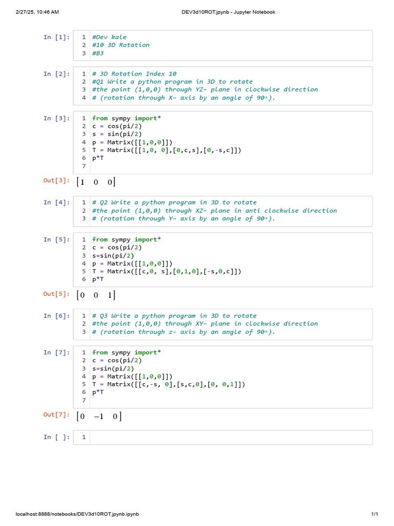 DEV3d10ROT - Jpynb - Jupyter Notebook | PDF