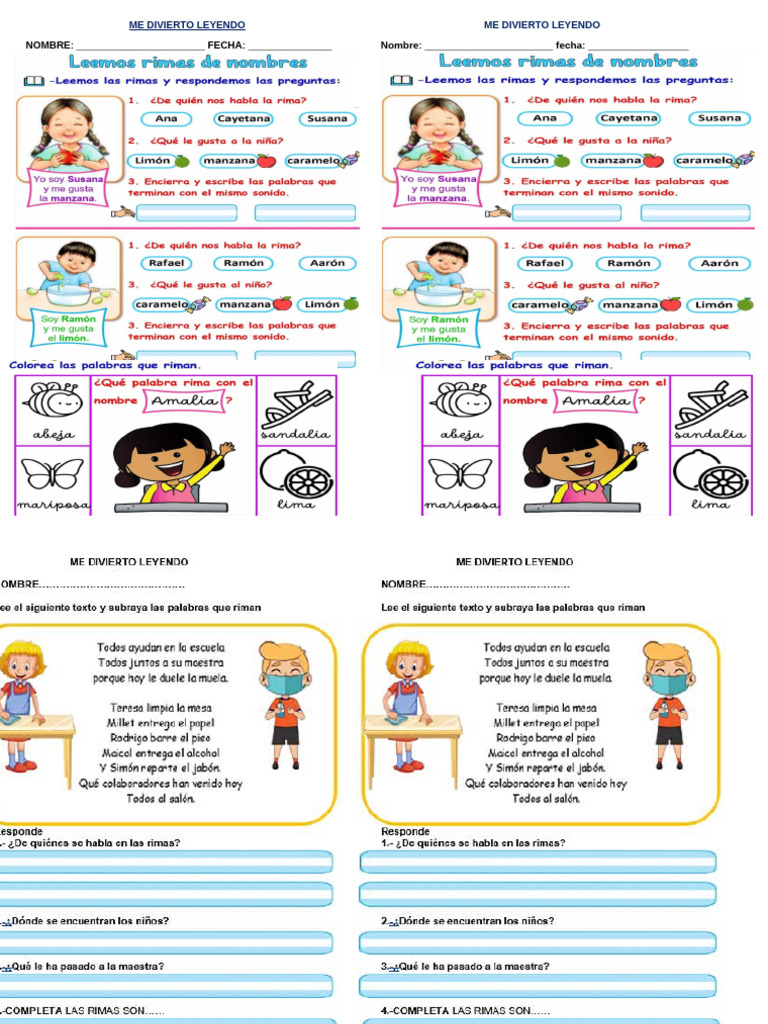 Actividades de Lectura Divertida | PDF