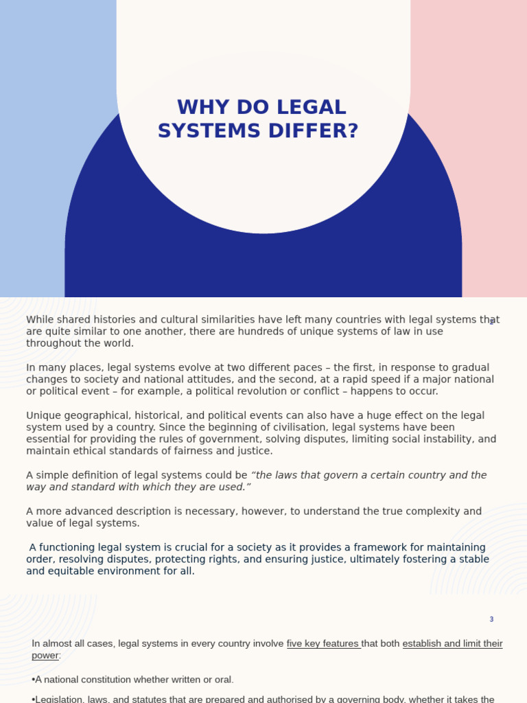 Understanding Global Legal Systems Differences | PDF | Precedent ...