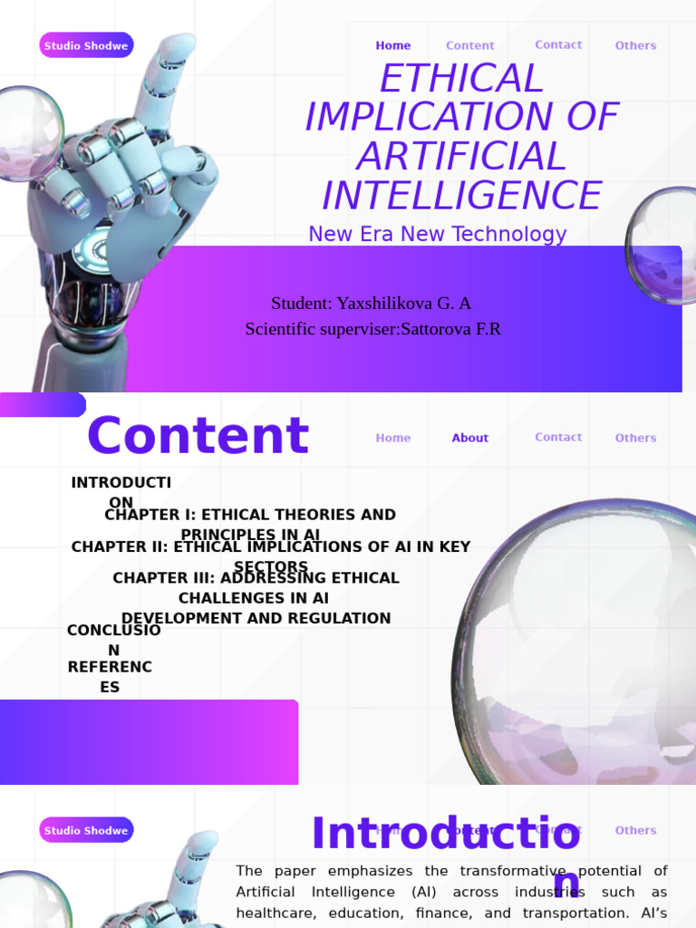 Ethical implication of Artificial Intelligence (1) | PDF | Artificial Intelligence ...