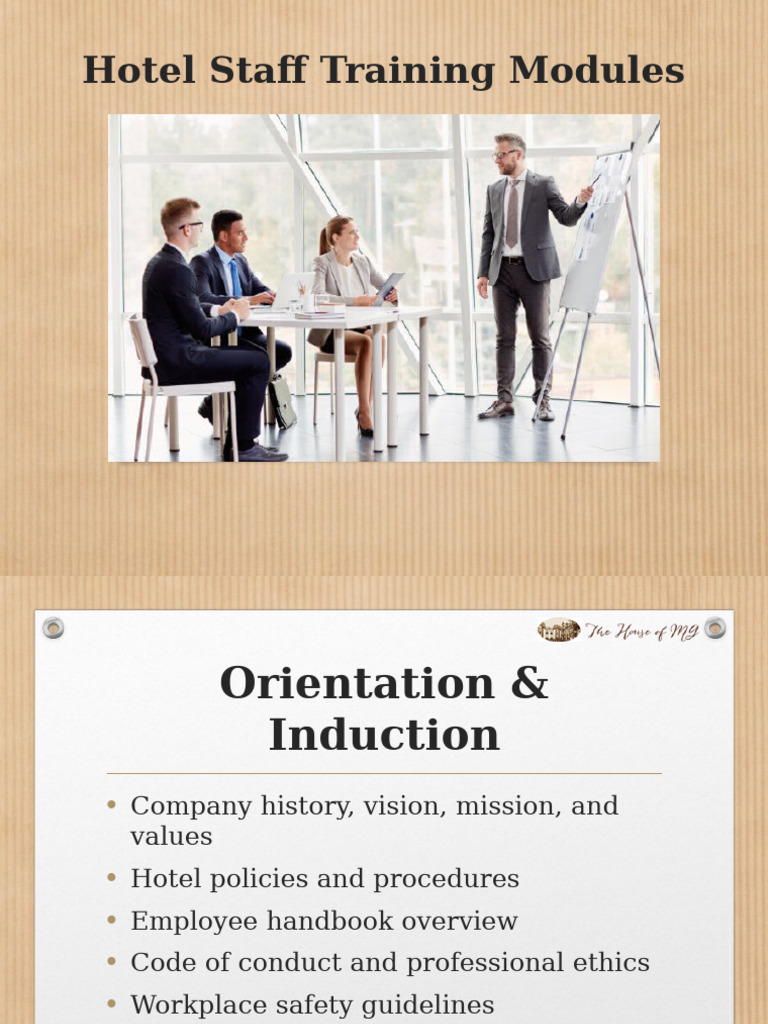 Hotel Staff Training Module | PDF