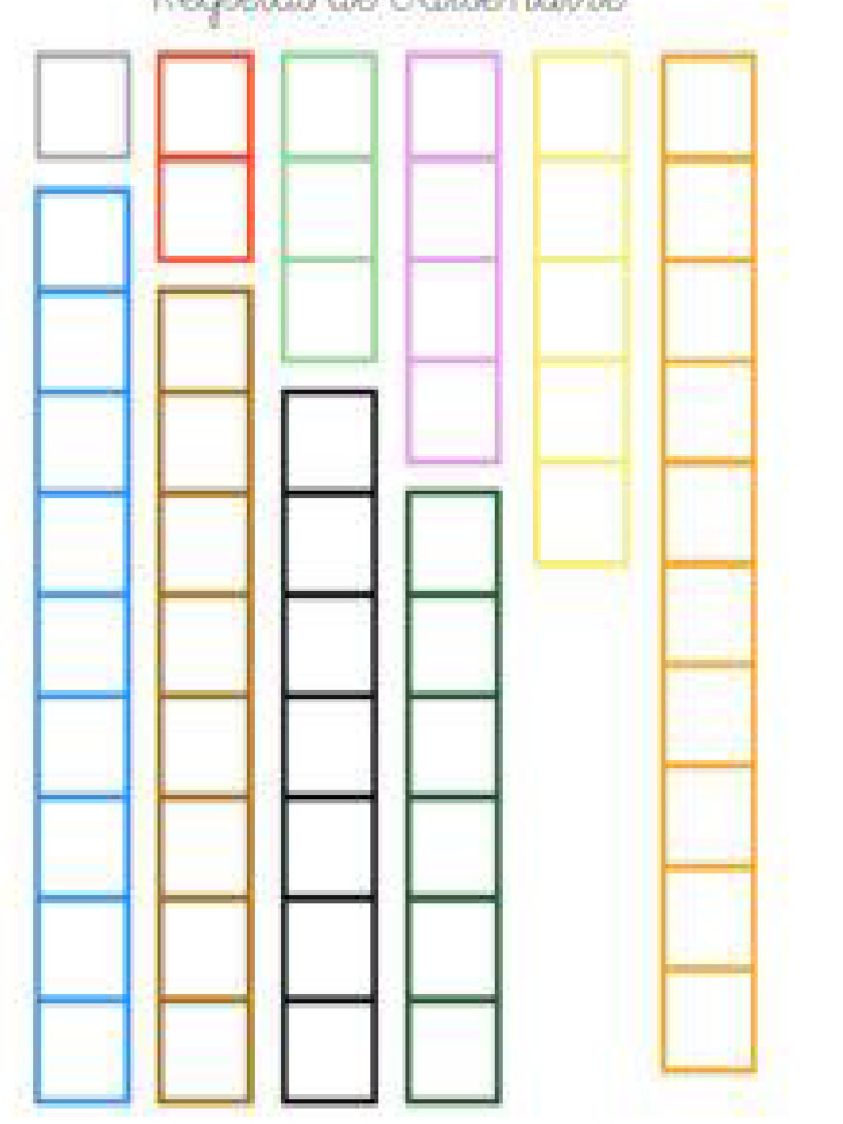 regletas para colorear | PDF