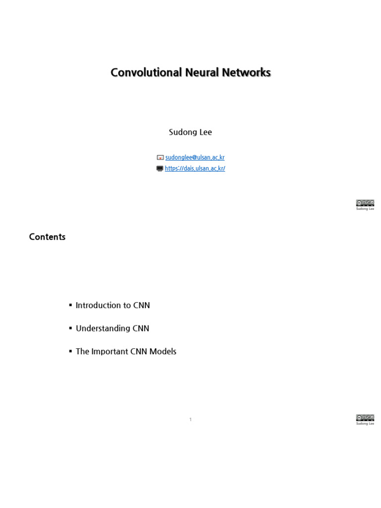 06 - Convolutional Neural Networks | PDF | Artificial Intelligence | Intelligence (AI) & Semantics