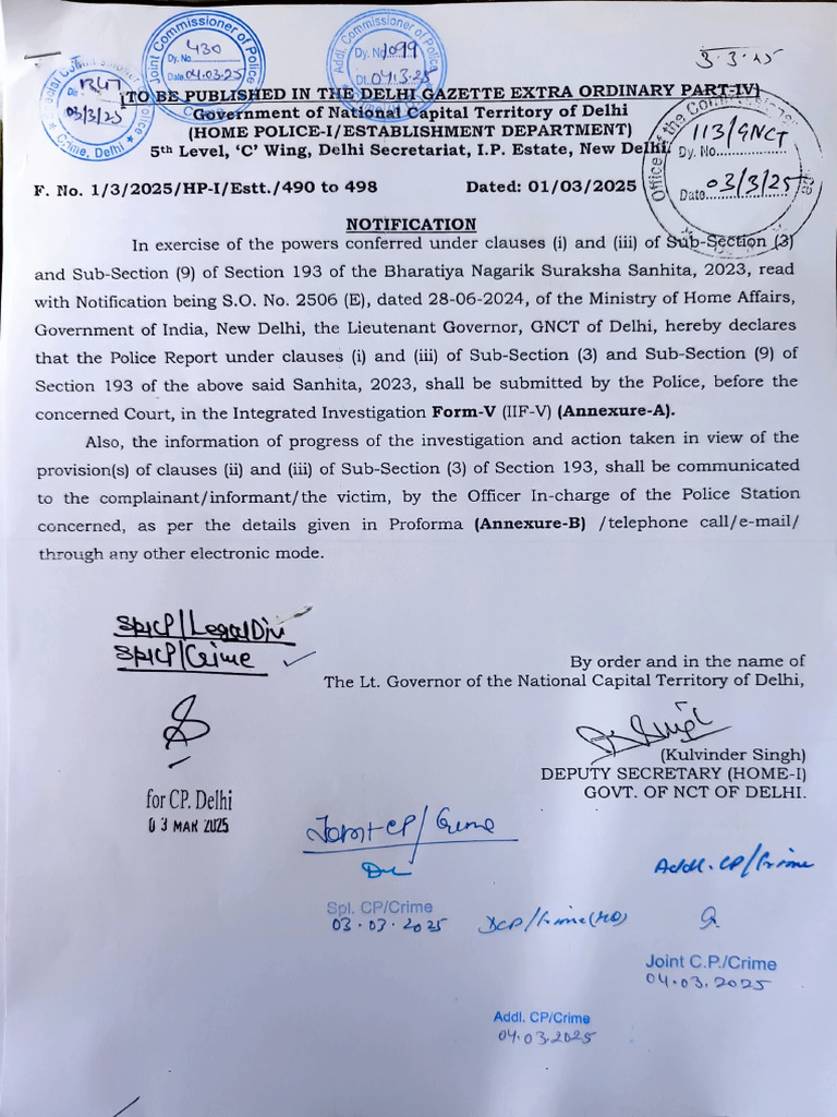 Chargesheet New Format | PDF