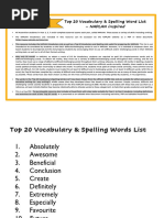 YEAR 9 SPELLING LIST - 120 Words From Past NAPLAN Tests: Colour-Coded ...