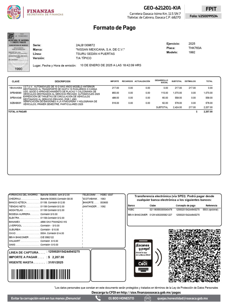 FormatoDePago ClN3Eb | PDF