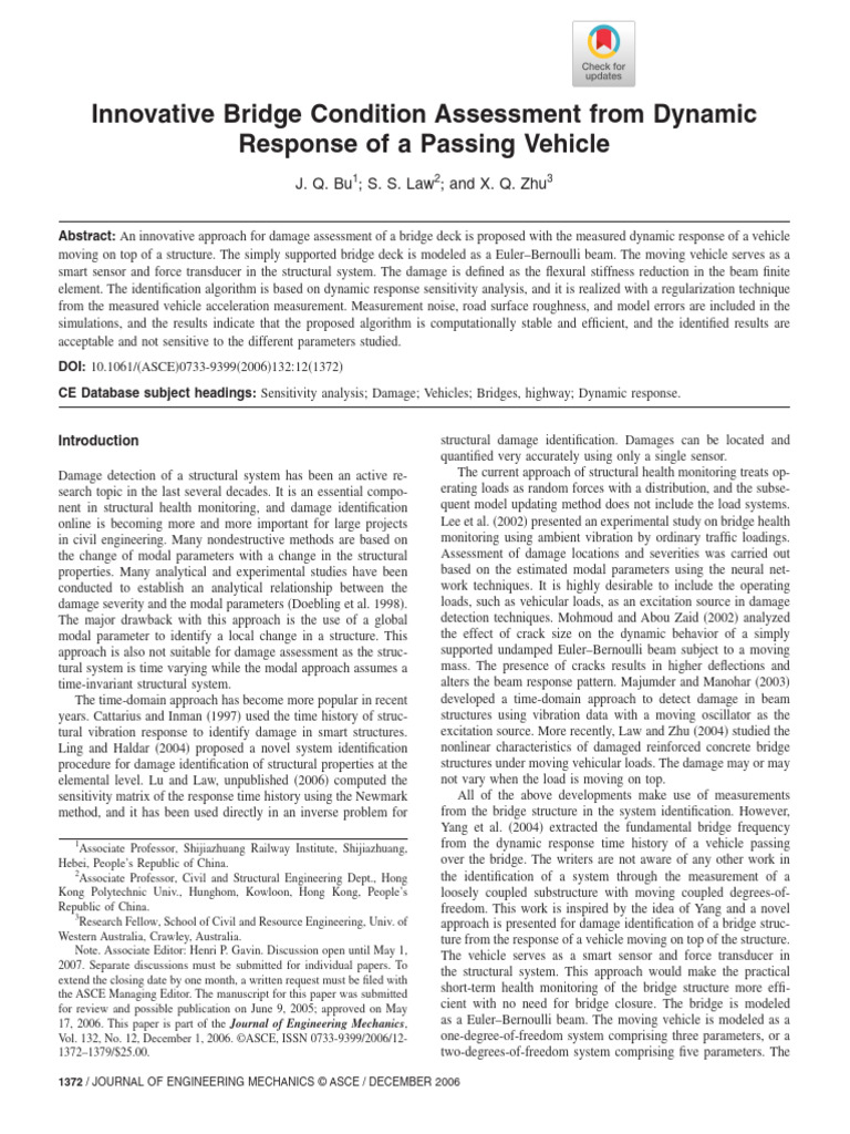 zhu-et-al-2006-innovative-bridge-condition-assessment-from-dynamic-response-of-a-passing-vehicle ...