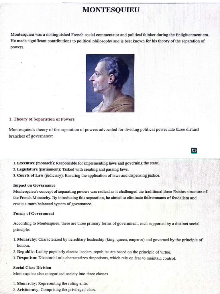 Montesquieu | PDF