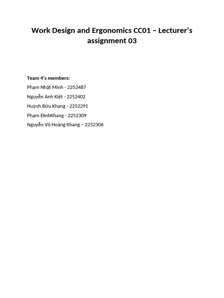 CC01 Team 4 Lecturers Assignment 3 | PDF
