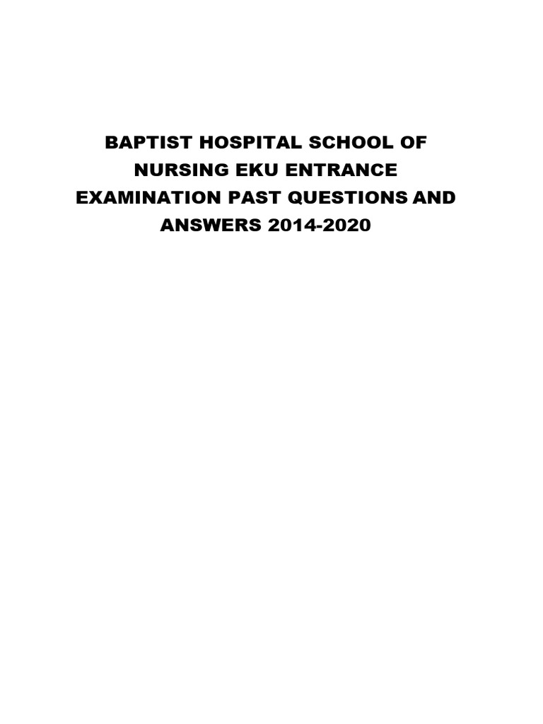 Entrance Examination Past Questions | PDF | Circle | Kidney