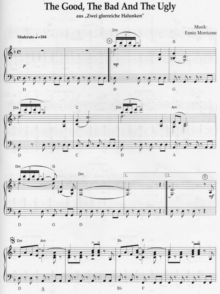 Le Bon La Brute Et Le Truand (The Good The Bad and The Ugly) | PDF