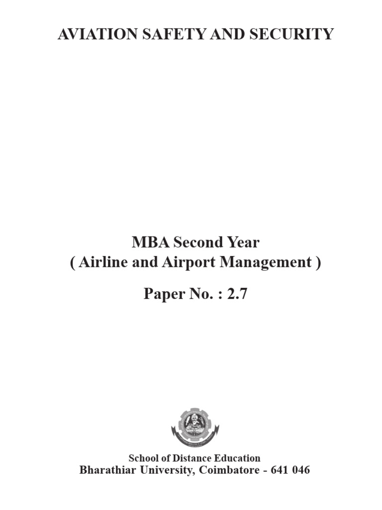 Aviation Safety and Security | PDF | Airlines | Airport