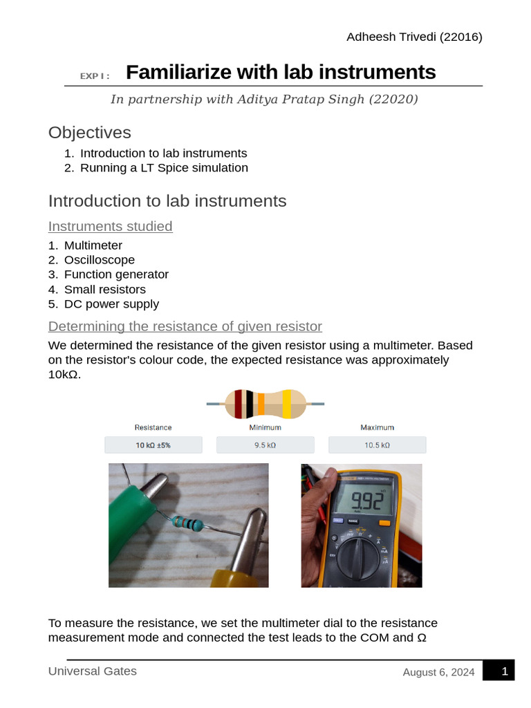 Measuring Resistance with Multimeter | PDF | Capacitor | Electrical Network