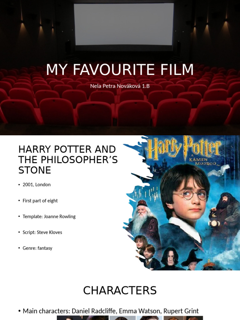 Prezentace - My Favourite Film - Nela Petra NovÃ¡kovÃ¡ | PDF