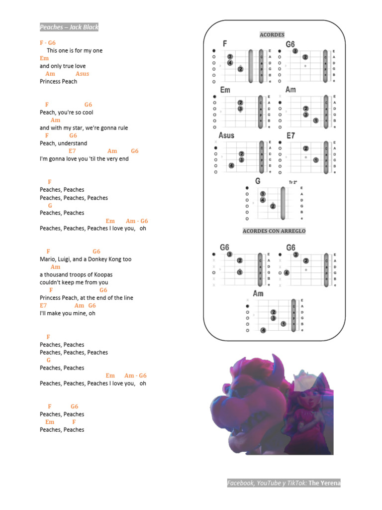 Peaches - Jack Black | PDF