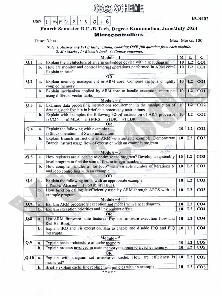 BCS402 Regular Paper | PDF