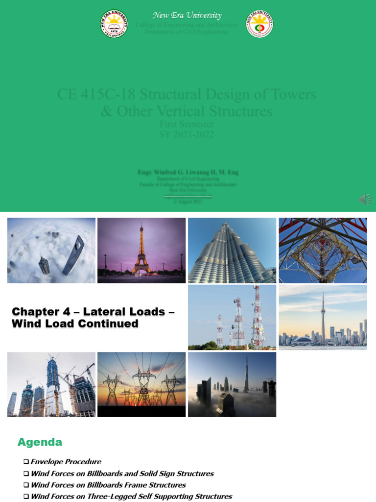 Chapter 4 Lateral Loads Wind Load Continued | PDF | Wound | Wind Speed