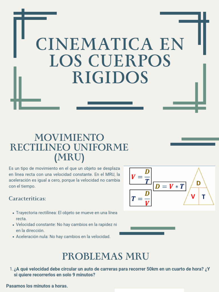 Cinematica Cuerpo Rigidos | PDF | Rotación | Aceleración