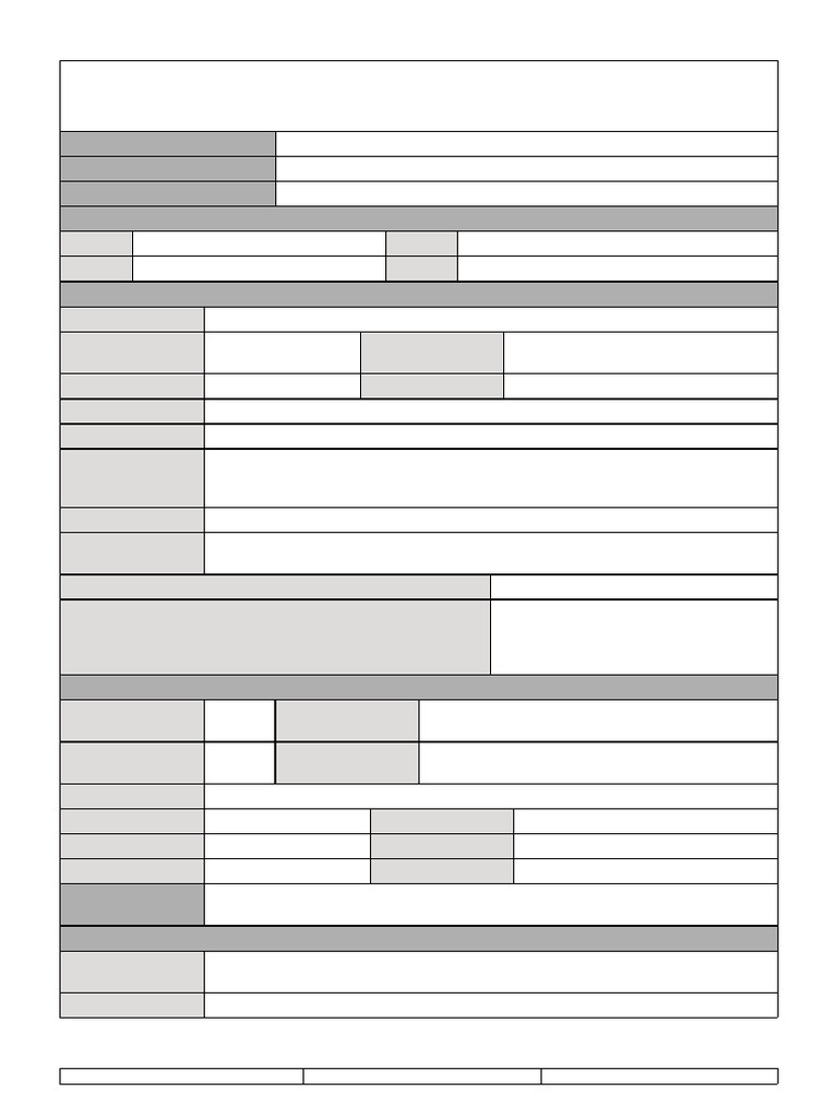Application Summary Form | PDF