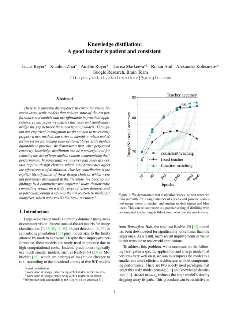 LLM Knowledge Distillation | PDF | Experiment | Teachers