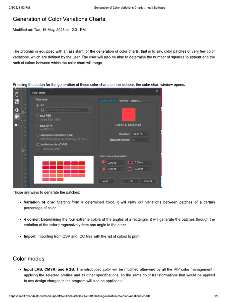 How To Print GRB Veriant Chart | PDF