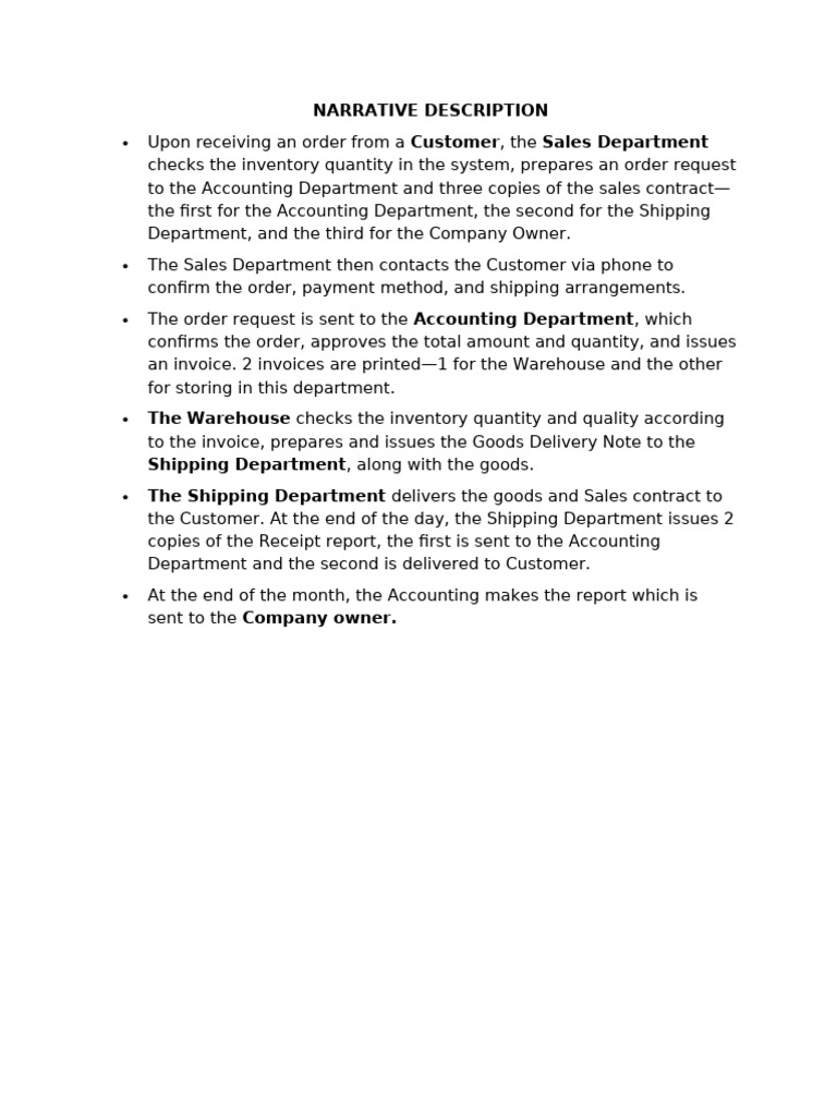 Order Processing Workflow Overview | PDF