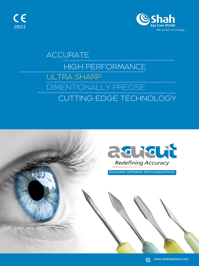 Acucut Ophthalmic Microsurgical Knives | PDF | Knife | Surgery