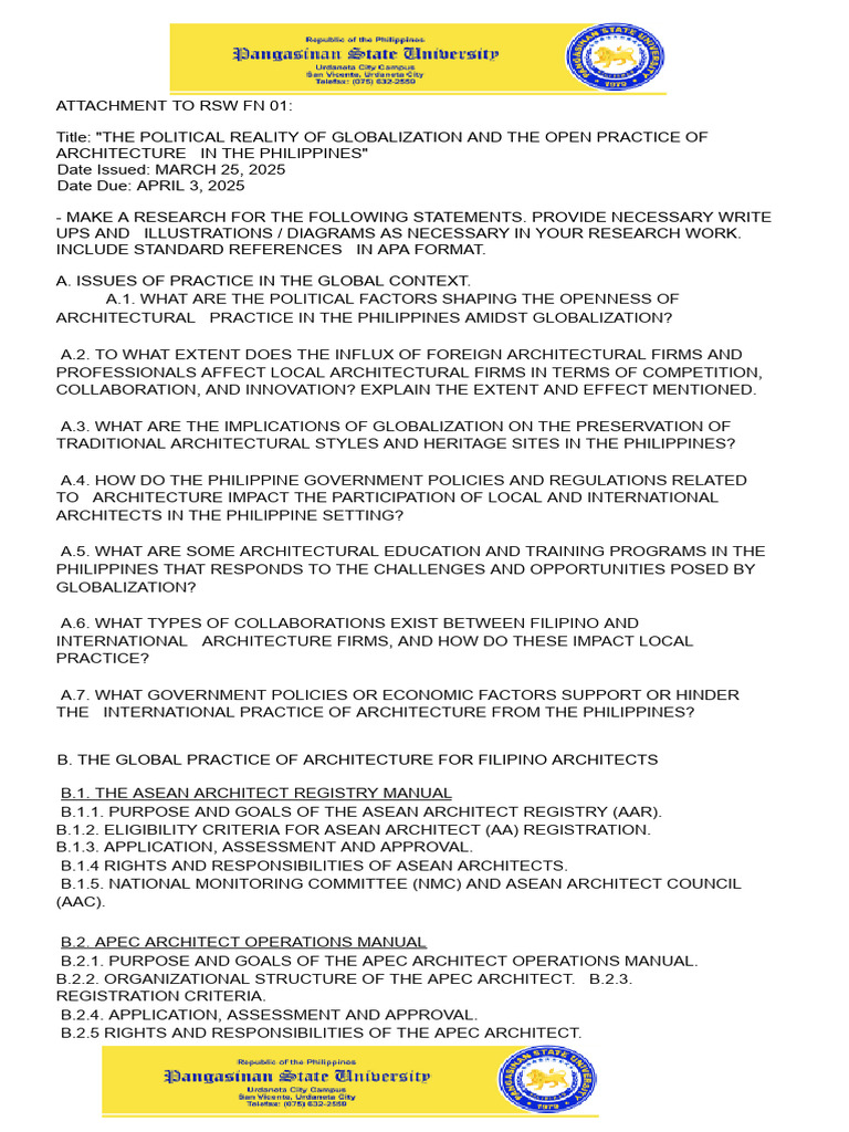 RSW FN 01 2025 | PDF