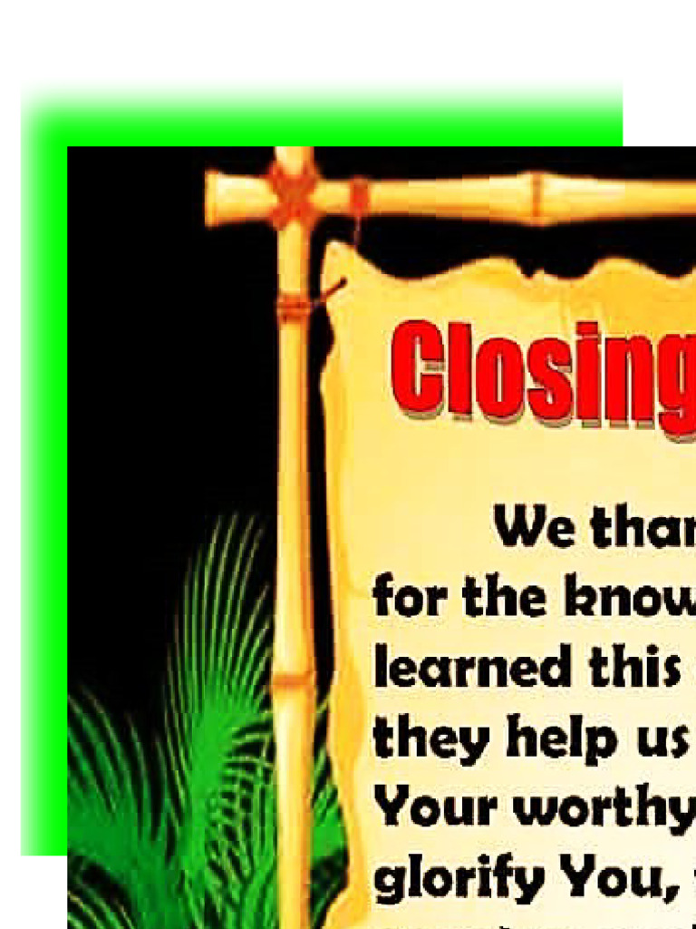 Opening Closing Prayer | PDF