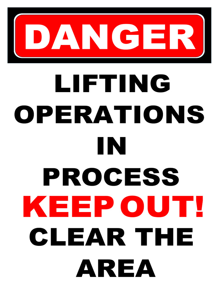 Lifting Operations | PDF