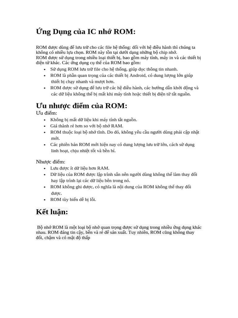NG D NG C A IC NH ROM | PDF