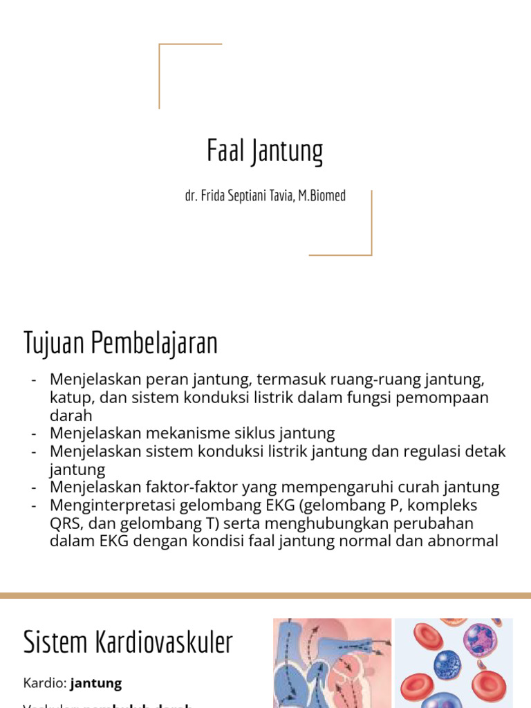 Faal Jantung: Mekanisme dan EKG | PDF