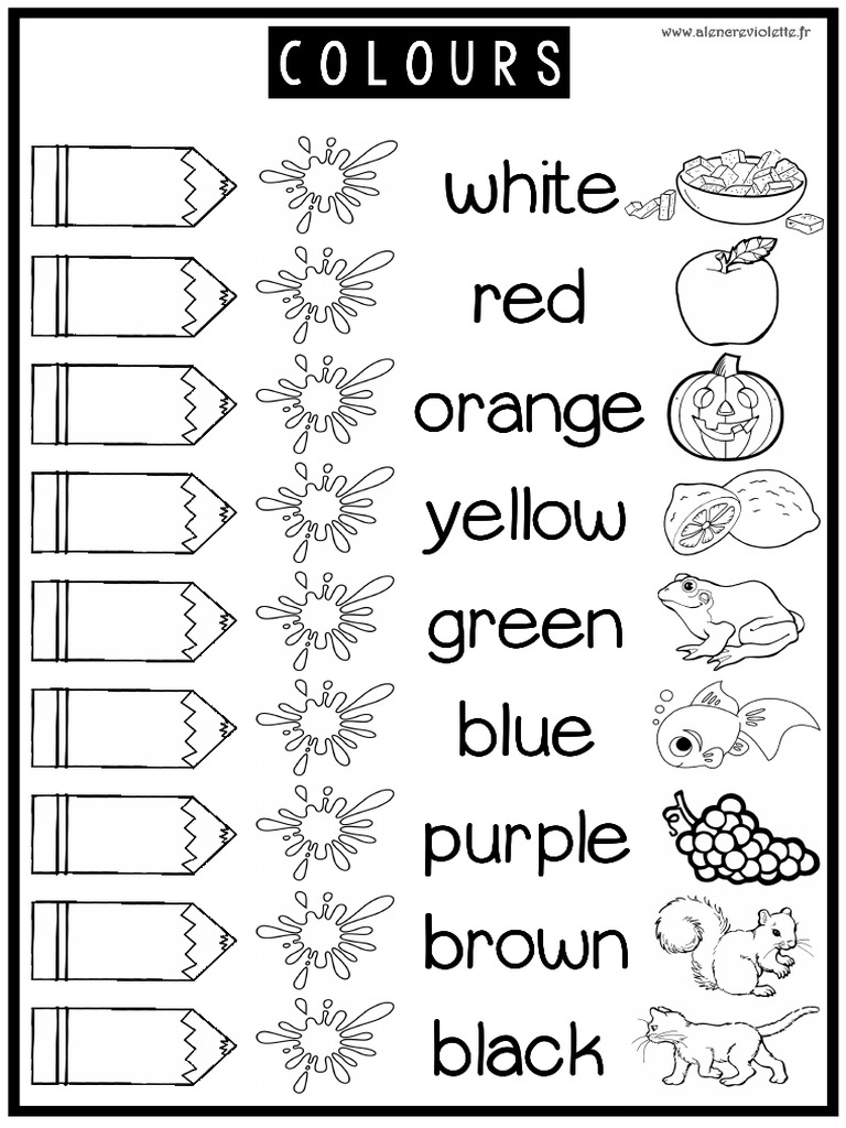 List of Basic Colors | PDF
