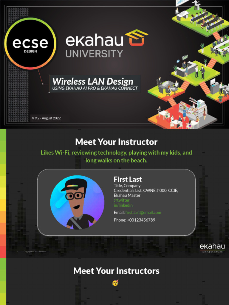 ECSE-Design Instructor Slides 2022 V9.2_compressed | PDF | Modulation | Radio Technology