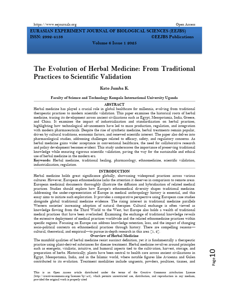 The Evolution of Herbal Medicine: From Traditional Practices To ...