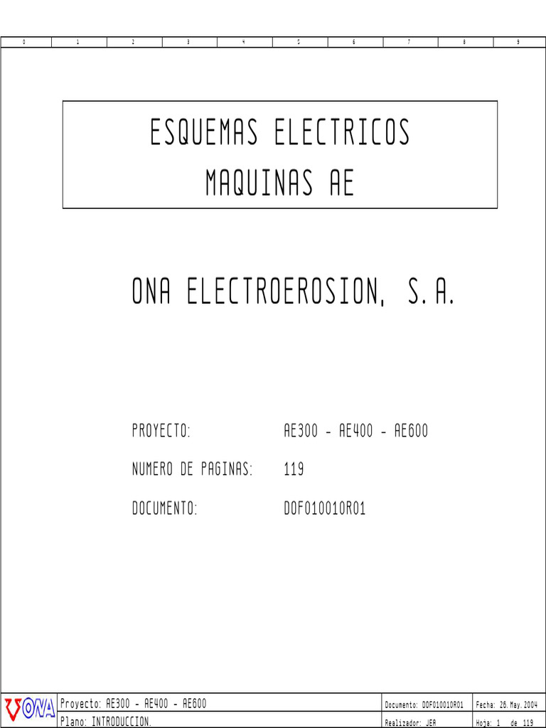 DOF010010R01-CASTELLANO -esquema-electrico | PDF