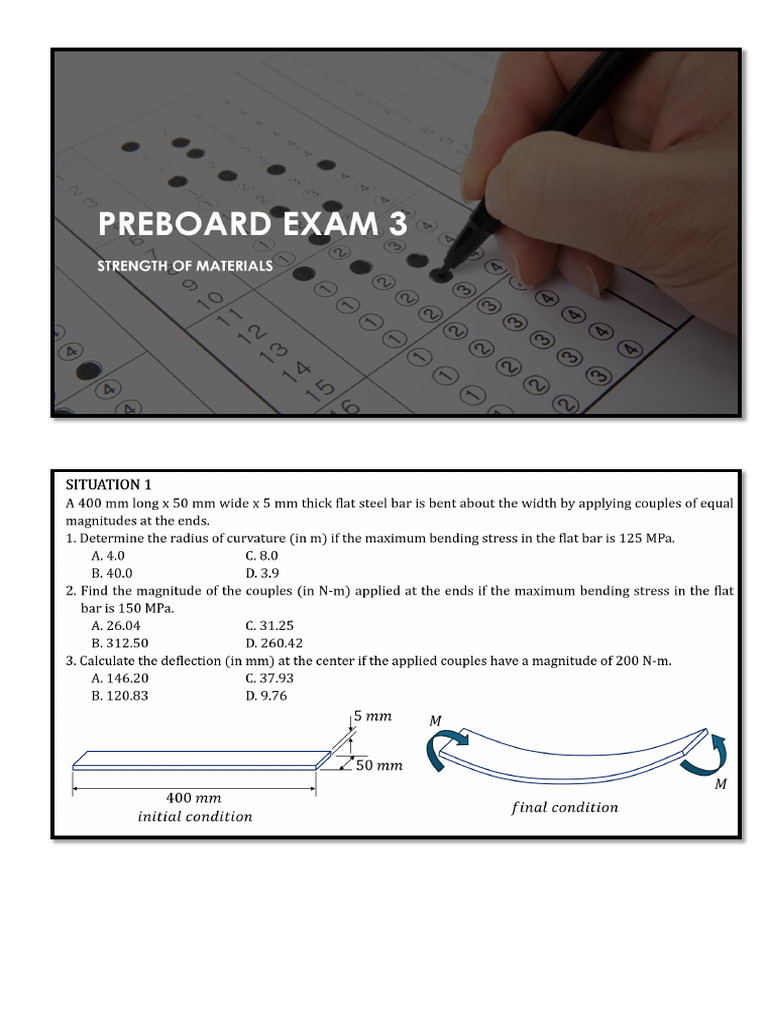 Preboard Exam 3 - STR Solutions | PDF