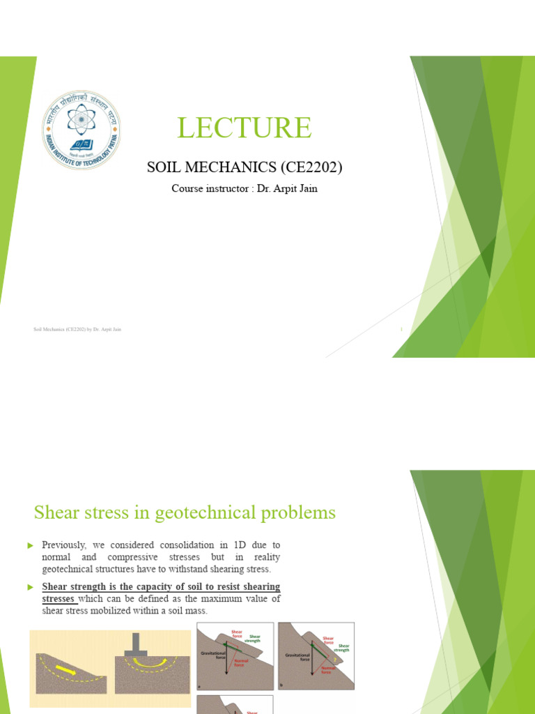Shear Strength of Soil | PDF | Soil Mechanics | Stress (Mechanics)