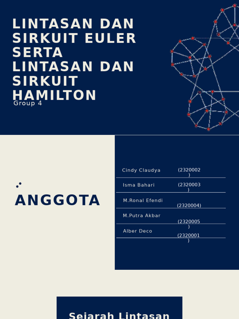 Lintasan dan Sirkuit Euler-Hamilton | PDF