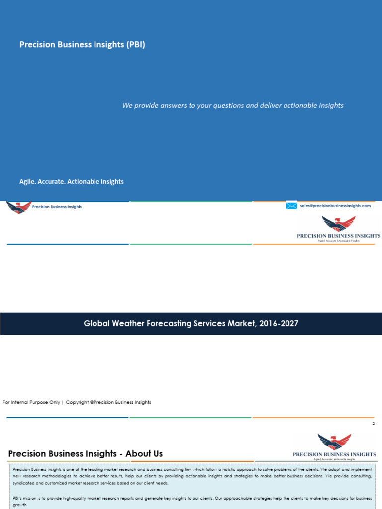 Case Study - Global Weather Forecasting Services Market | PDF | Weather ...