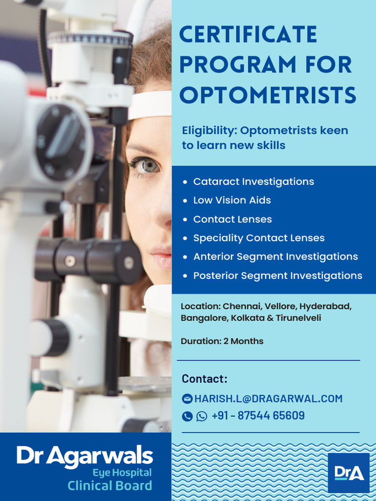 Optometrist Certificate Program | PDF