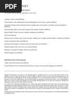LSU 459 Dining Hall Menu for Oct 15 | PDF | Spanish Cuisine | Roasting