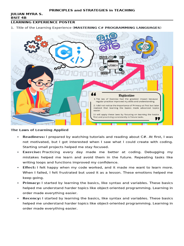 LEARNING EXPERIENCE POSTER_JULIAN MYRA | PDF