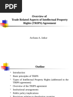 Trips Agreement | PDF | Intellectual Property | Trips Agreement