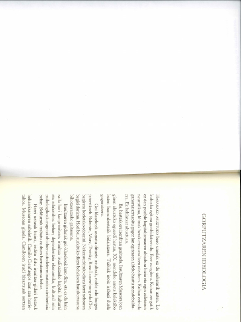 Gorputzaren Ideologia Liburua | PDF
